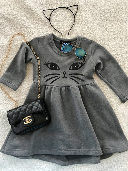 Kitty Whiskers Soft Dress – Royal Rascals Apparel